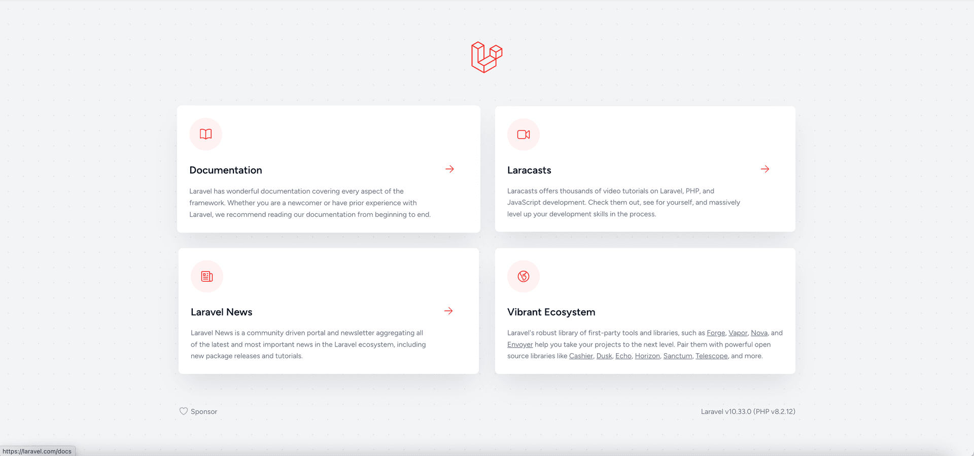 【開発環境】Laravel+Filamentでらくらく管理画面を構築する方法。 第1回 ベース構築編 - モルドスプーンブログ